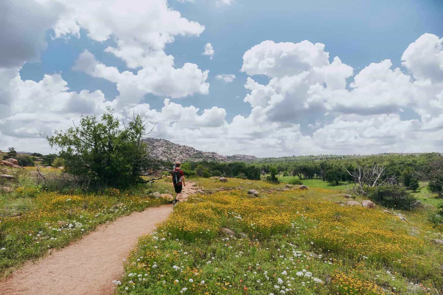 Forty Foot Hole from the Kite Trail: Hiking in the Wichita Mountains